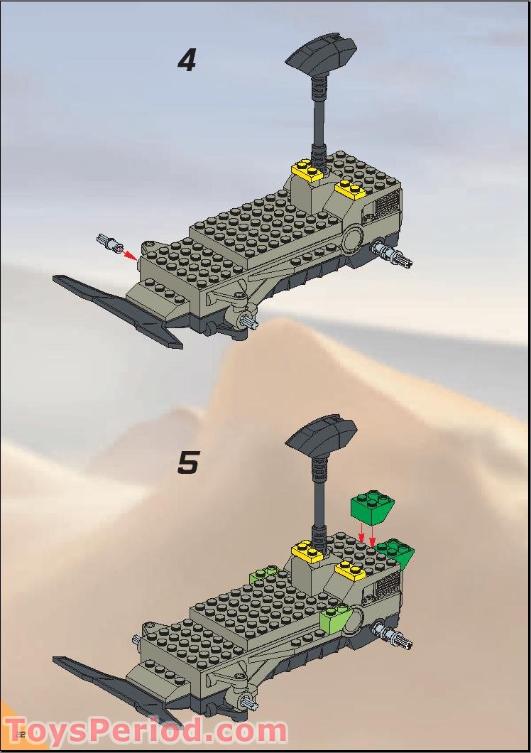 LEGO 4589 RC Nitro Flash Instructions and Parts List