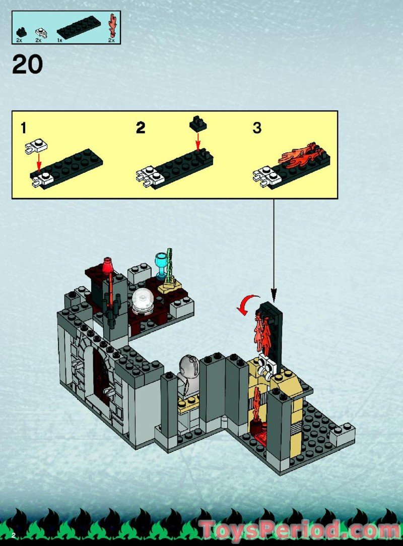 LEGO 5378 Hogwarts Castle (3rd Edition) Instructions and Parts List