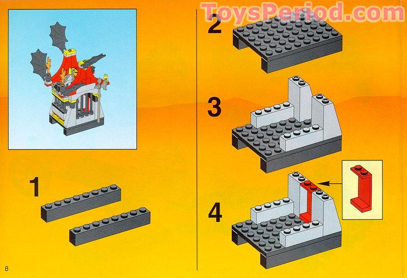 LEGO 6047 Traitor Transport Instructions and Parts List