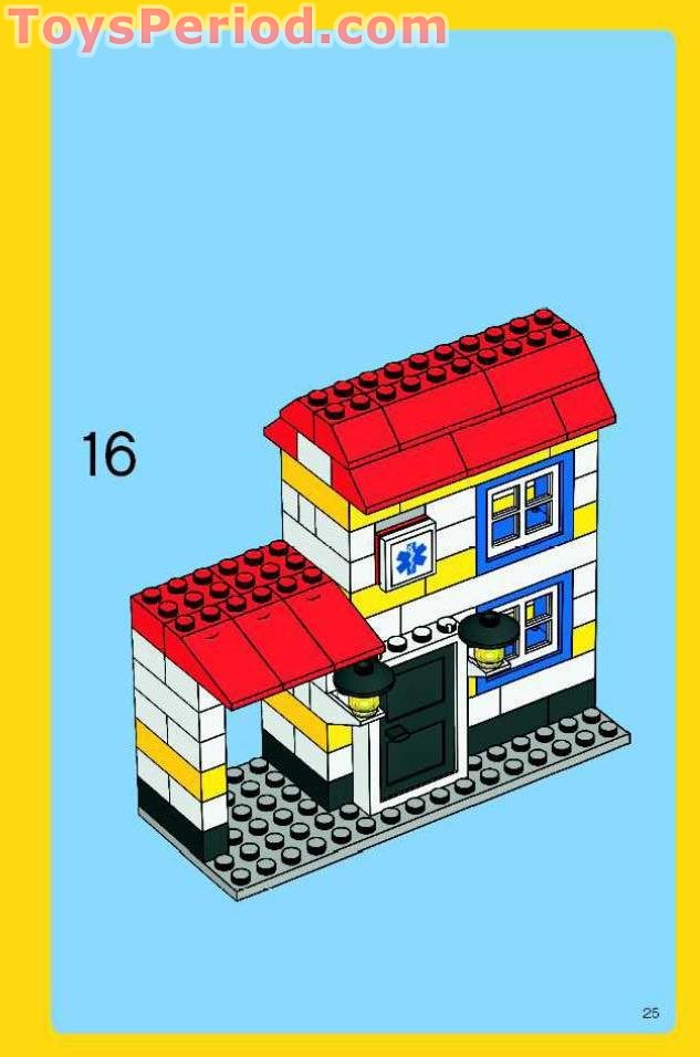 LEGO 6164 LEGO Rescue Building Set Instructions and Parts List