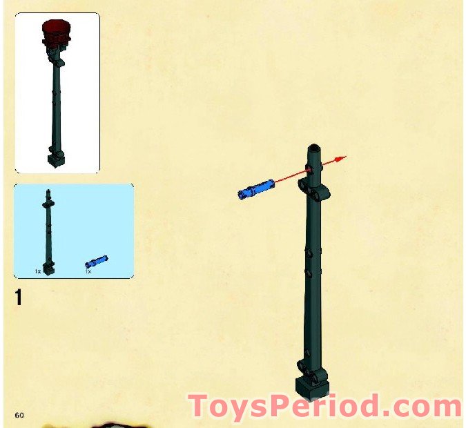 LEGO 6253 Shipwreck Hideout Instructions and Parts List