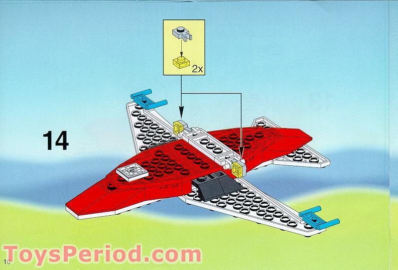LEGO 6331 Patriot Jet Instructions and Parts List