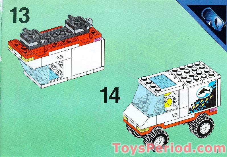 LEGO 6556 Scuba Squad Instructions and Parts List