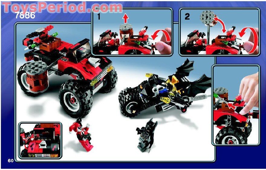 LEGO 7885 Robin's Scuba Jet: Attack of the Penguin Instructions and ...