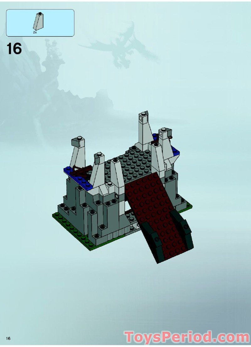 LEGO 7079 Drawbridge Defense Instructions and Parts List