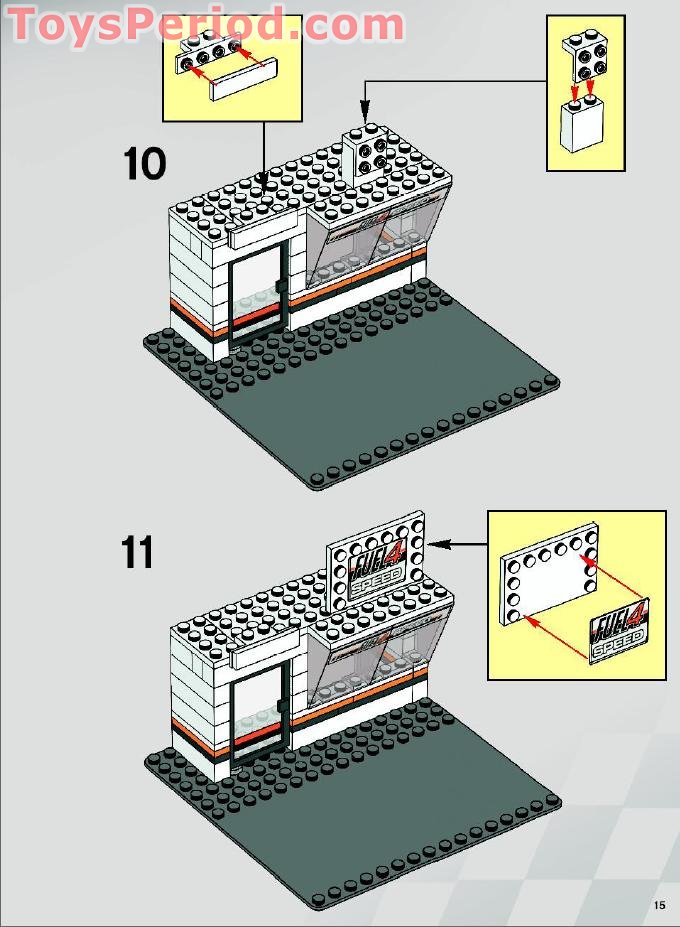 LEGO 8135 Bridge Chase Instructions and Parts List