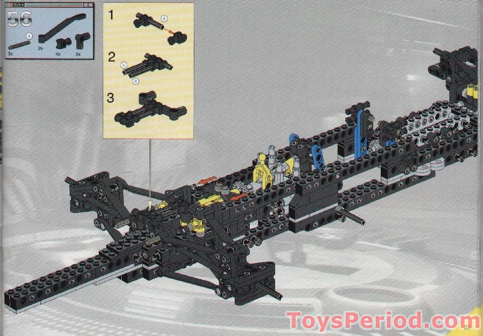LEGO 8458 Silver Champion Racer Instructions and Parts List