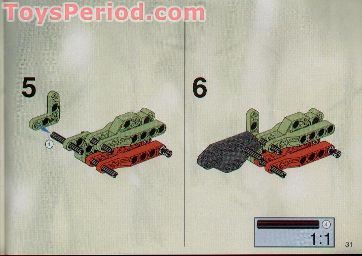 LEGO 8509 Swamp Instructions and Parts List
