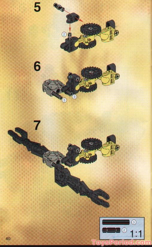 LEGO 8523 Blaster Slizer Instructions and Parts List