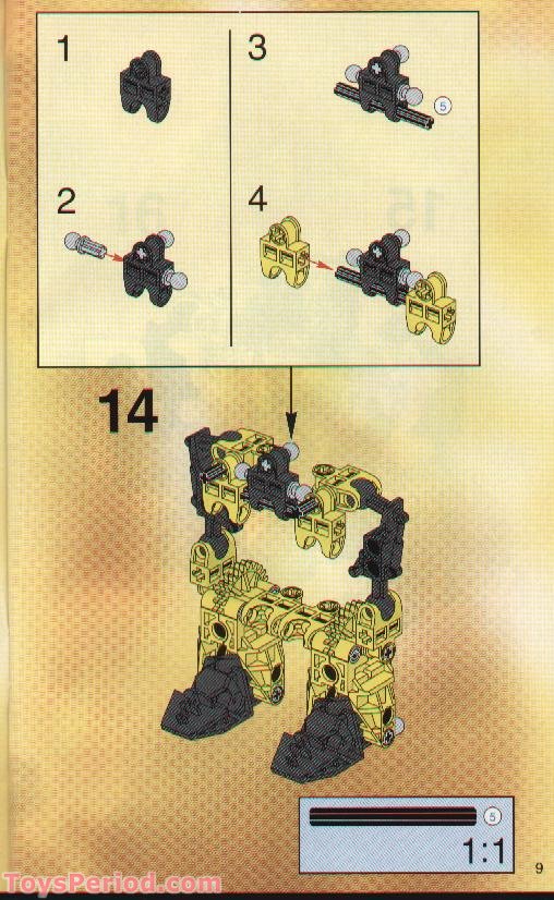 LEGO 8523 Blaster Slizer Instructions and Parts List