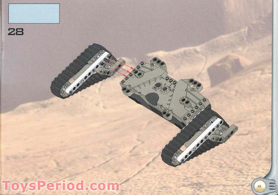 LEGO 8539 Manas Instructions and Parts List