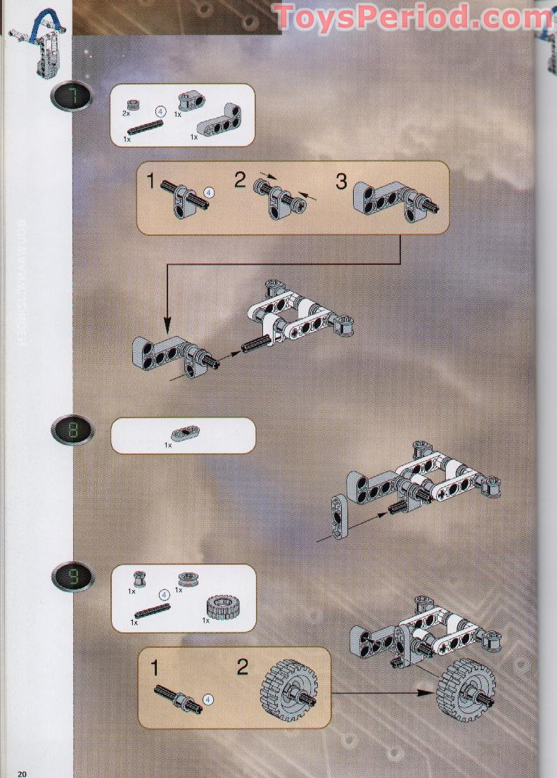 LEGO 9748 Droid Developer Kit Instructions and Parts List