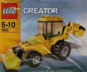 LEGO 7875 Backhoe Instructions and Parts List