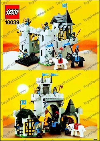 LEGO 10039 Black Falcon's Fortress Instructions and Parts List