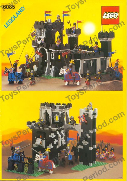 LEGO 6085 Black Monarch's Castle Instructions and Parts List