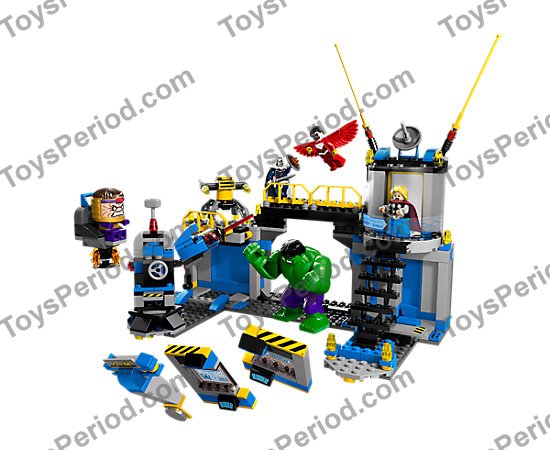 LEGO 76018 Hulk Lab Smash Set Parts List