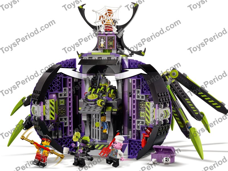 LEGO 80022 Spider Queen’s Arachnoid Base Set Parts List