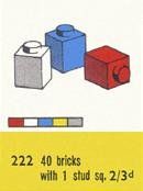 LEGO 222 1x1 Bricks Set Parts List