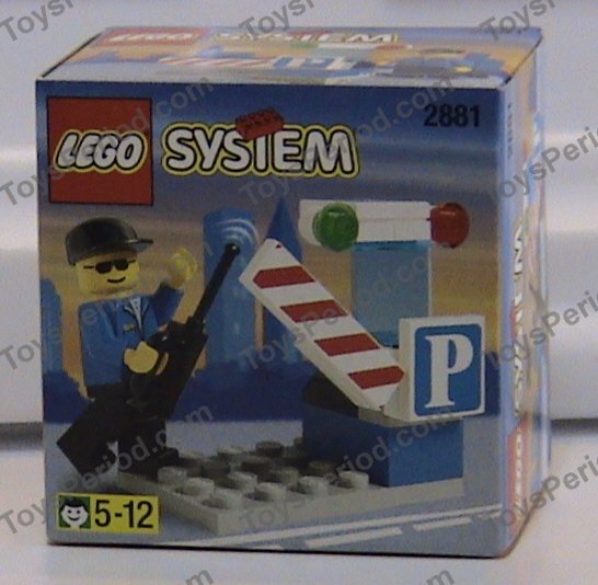 LEGO 2881 Parking Gate Attendant Instructions, from 1997 | LEGO Reference