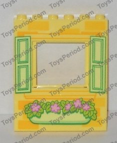 LEGO Sets with Part 15627pb008 Panel 1 x 6 x 6 with Window with ...