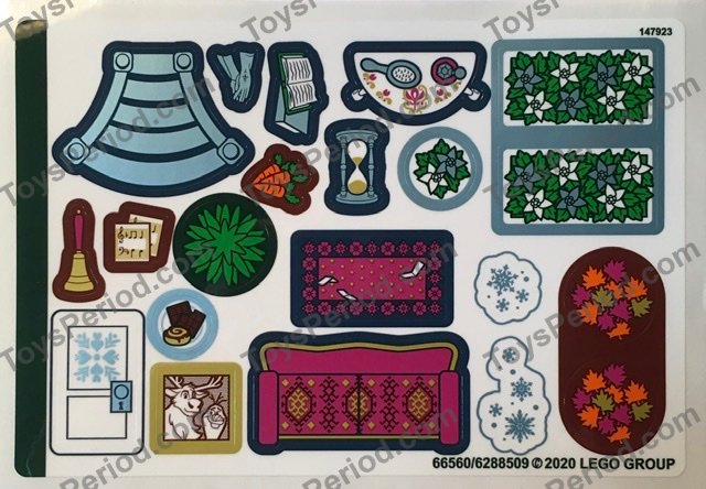 LEGO Sets with Part 43175stk02 Sticker Sheet for Set 43175, Sheet 2 ...