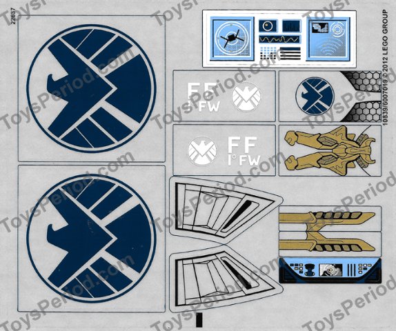 LEGO Sets with Part 6869stk01 Sticker Sheet for Set 6869 - (10839/6007019)