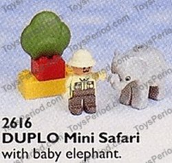 LEGO 2616 Mini Safari Set Parts List