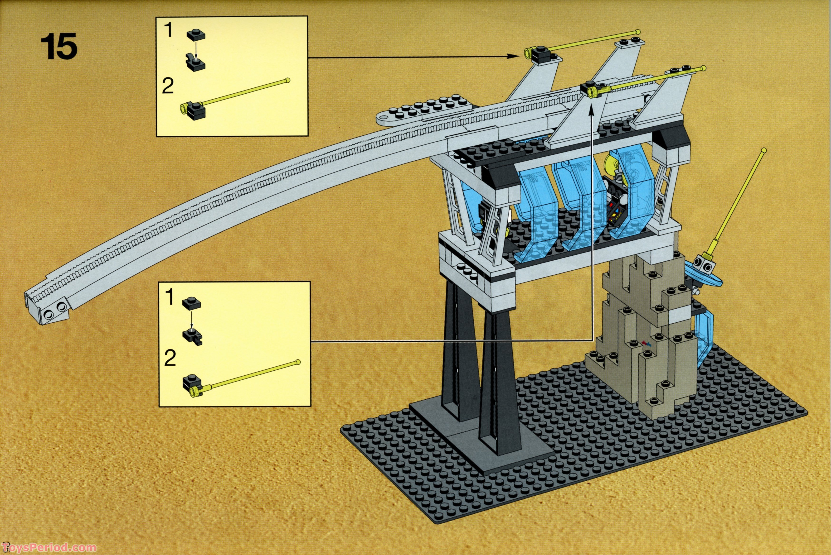 LEGO 6991 Monorail Transport Base Instructions and Parts List