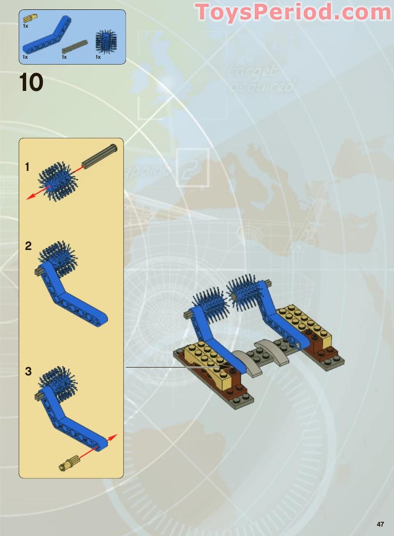 LEGO 8487 Flo's V8 Cafe Instructions and Parts List