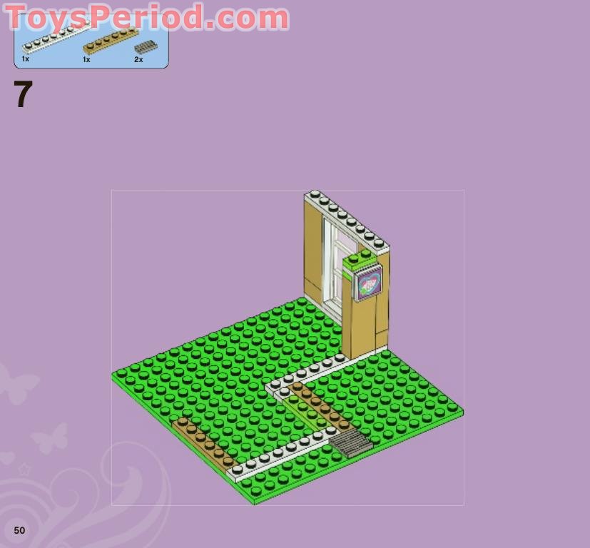 LEGO 3188 Heartlake Vet Instructions and Parts List