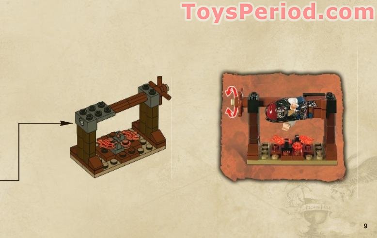 LEGO 4182 The Cannibal Escape Instructions and Parts List