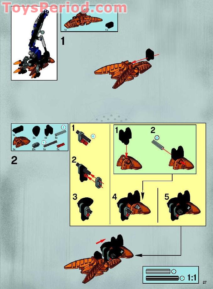 LEGO 10204 Vezon and Kardas Instructions and Parts List