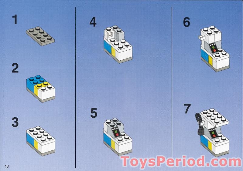 LEGO 1255-1 Shell Promotional Set - Service Station Series - Car Wash ...