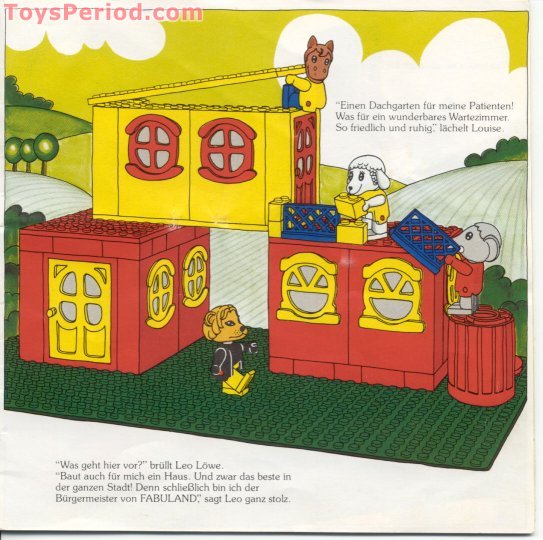 LEGO 3678 The Fabuland Mayor's House Instructions and Parts List