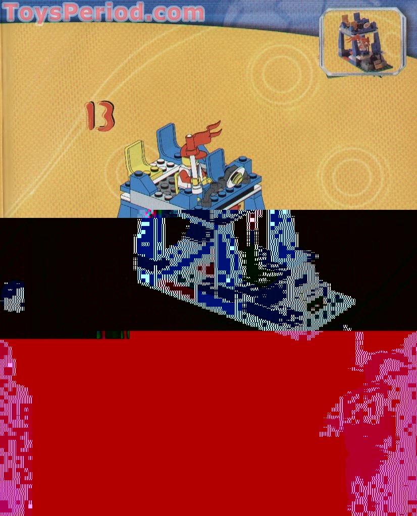 LEGO 3408 Super Sports Coverage Instructions and Parts List