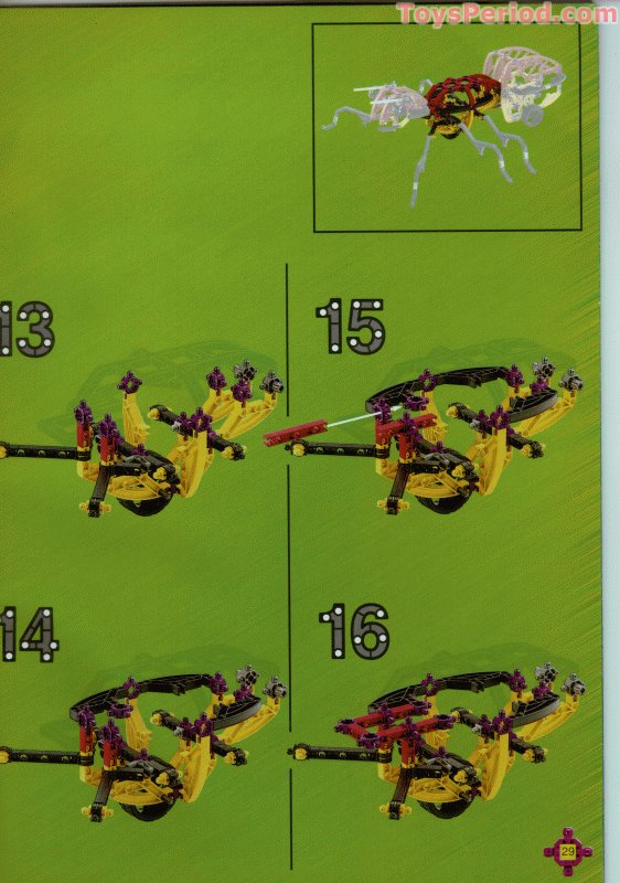 LEGO 3582 Ant Instructions and Parts List