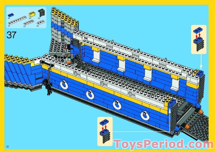 LEGO 4997 Transport Ferry Instructions and Parts List