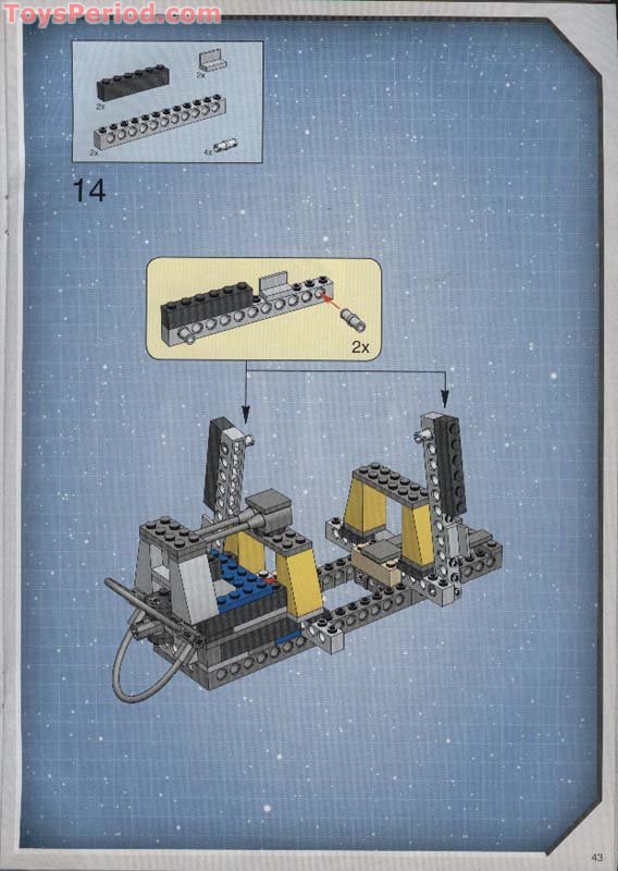 LEGO 4483-1 AT-AT, Black Box Instructions and Parts List