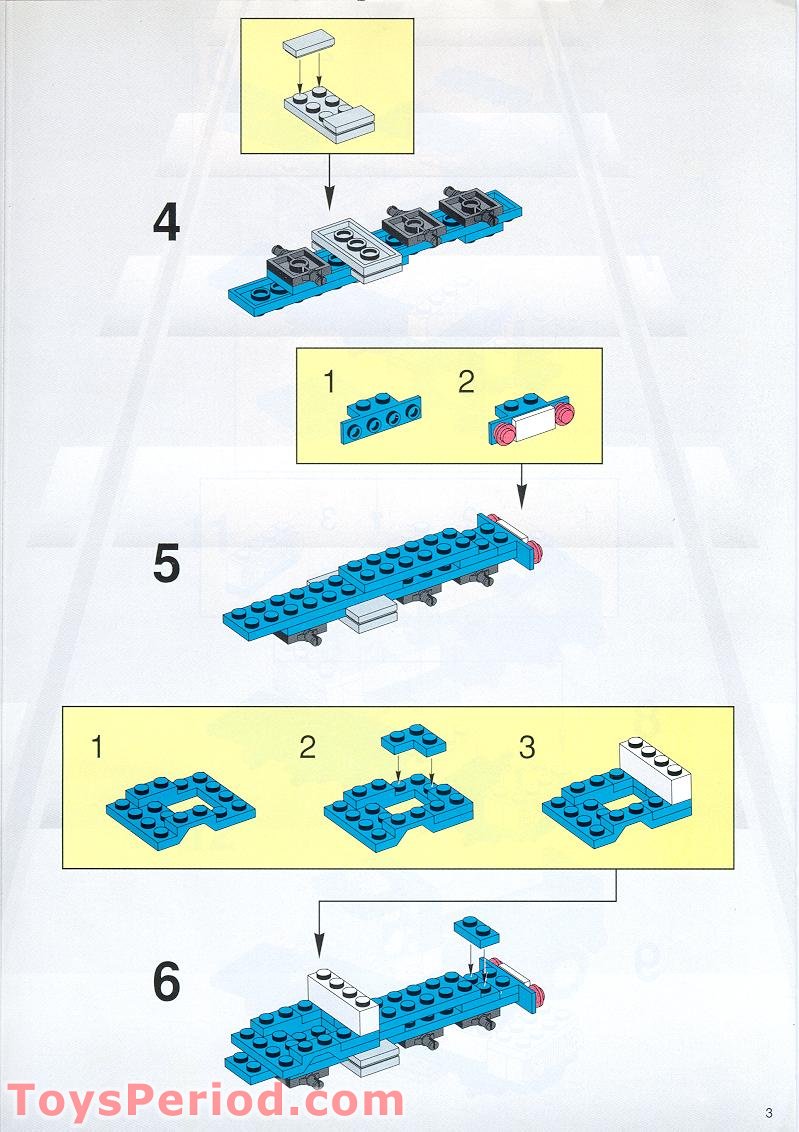 LEGO 4555 Cargo Station Instructions and Parts List