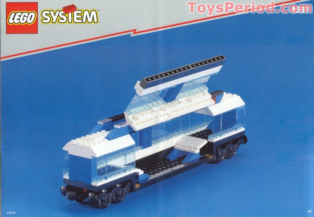 LEGO 4560 Railway Express Instructions and Parts List