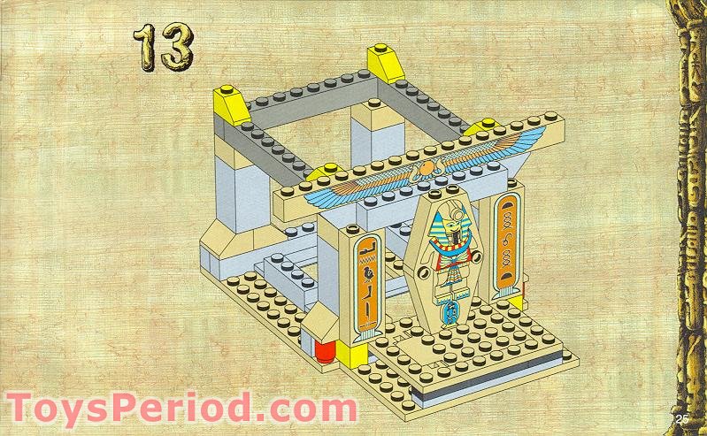 LEGO 5919 Treasure Tomb Instructions and Parts List