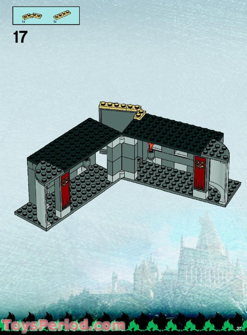 LEGO 5378 Hogwarts Castle (3rd Edition) Instructions and Parts List