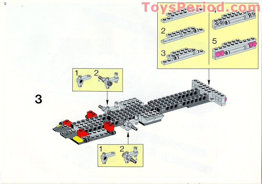 LEGO 5590 Whirl and Wheel Super Truck Instructions and Parts List