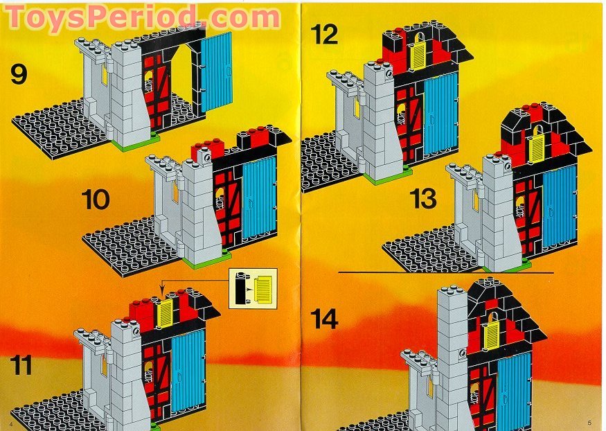 LEGO 6067 Guarded Inn Instructions and Parts List