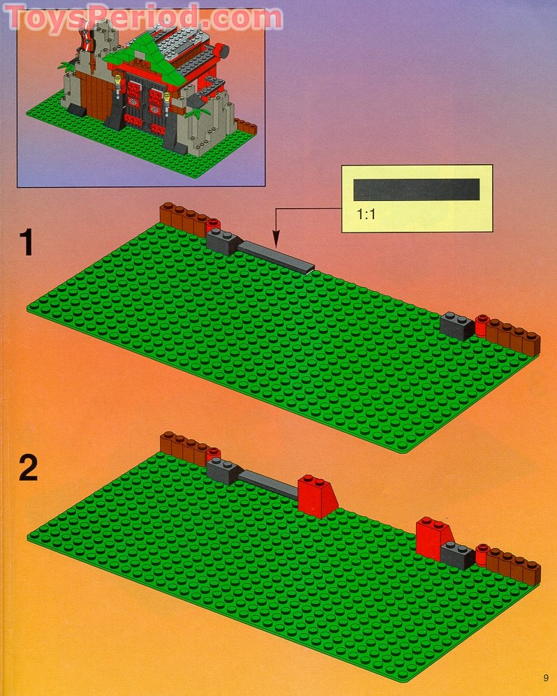LEGO 6088 Robber's Retreat Instructions and Parts List