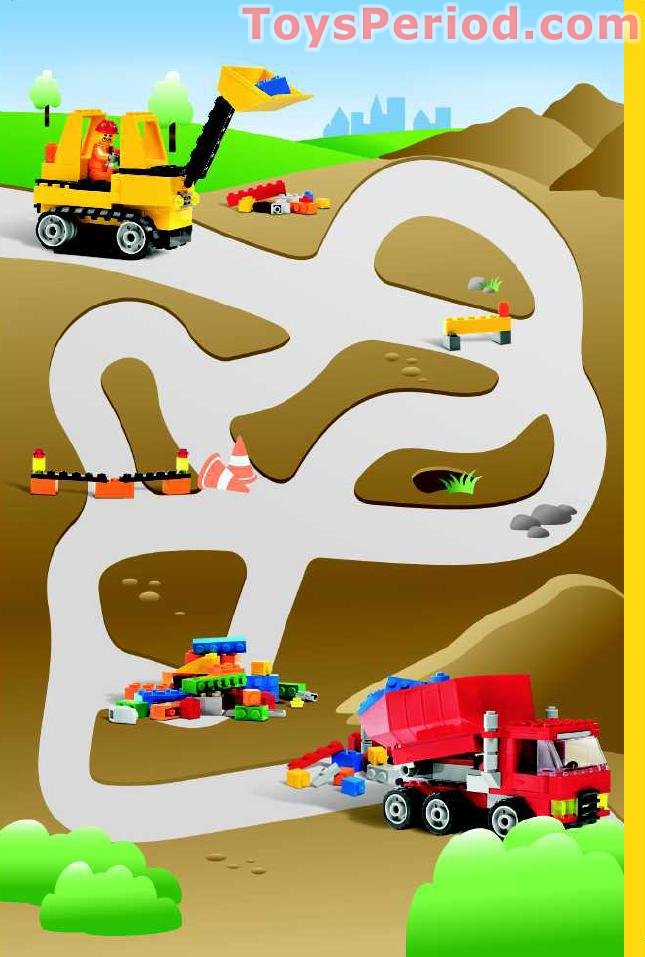 LEGO 6187 Road Construction Set Instructions and Parts List