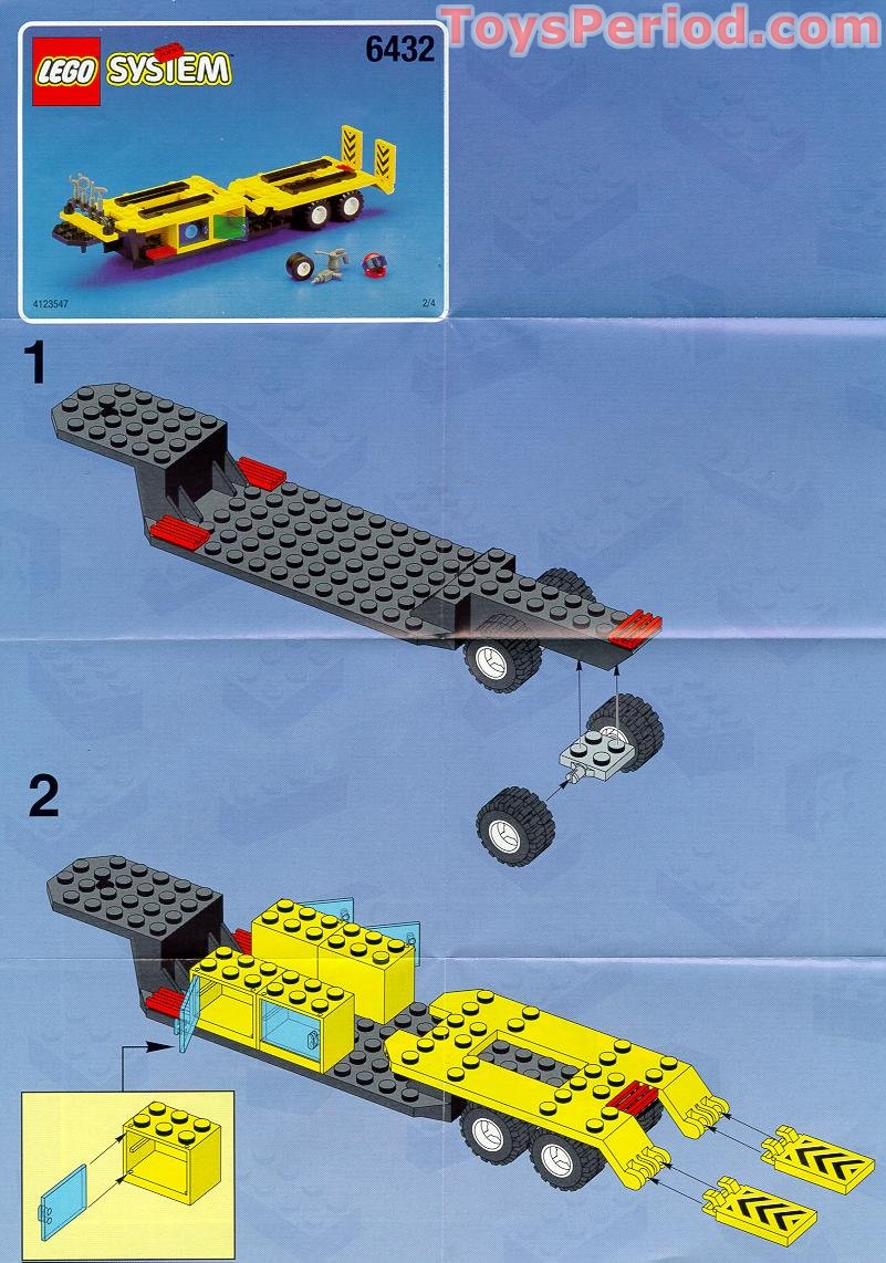 LEGO 6432 Speedway Transport Instructions and Parts List
