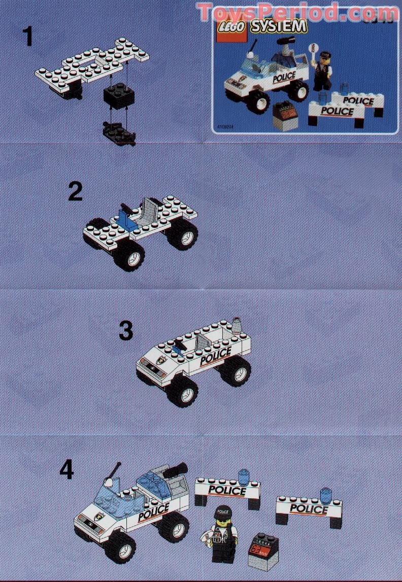 LEGO 6549 Roadblock Runners Instructions and Parts List