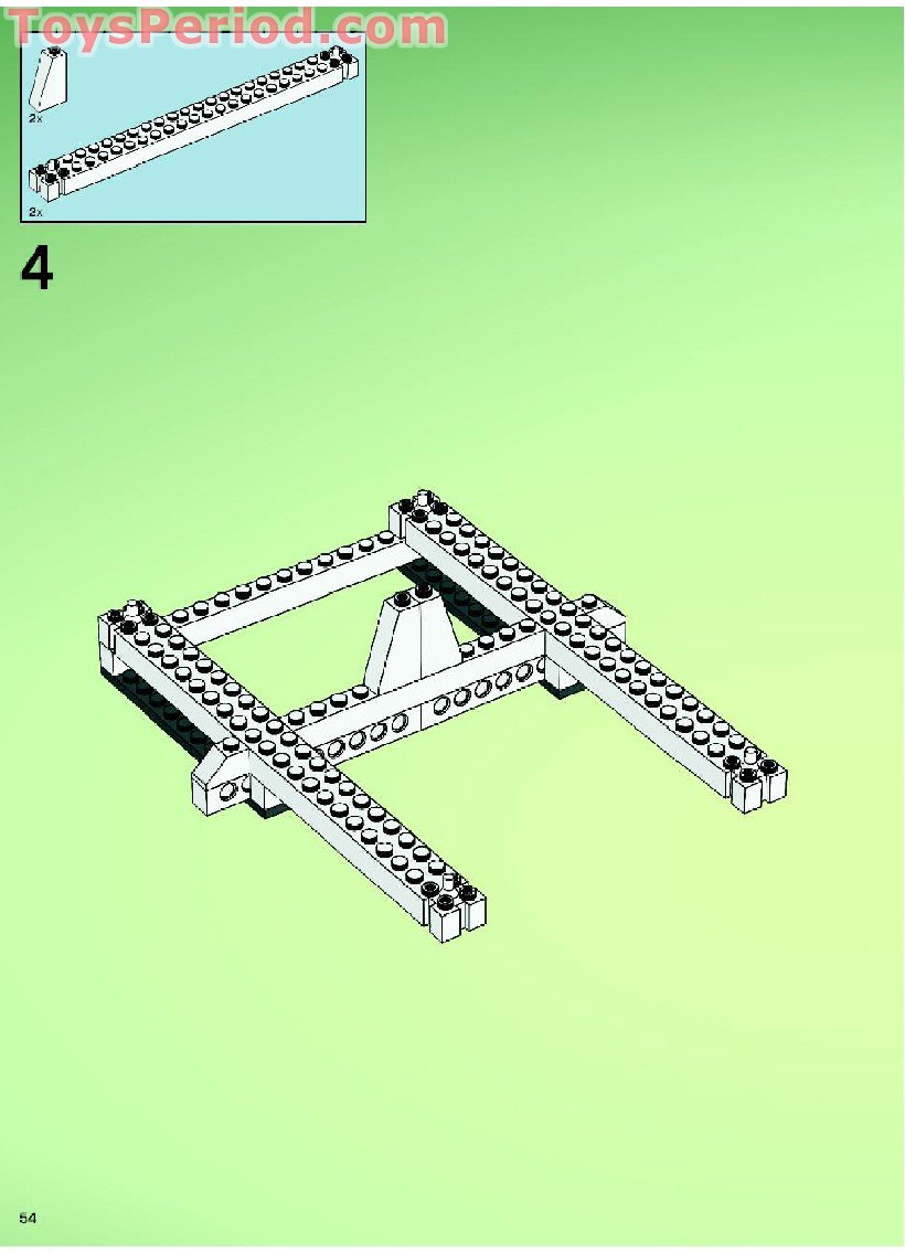 LEGO 7690 MB-01 Eagle Command Base Instructions and Parts List