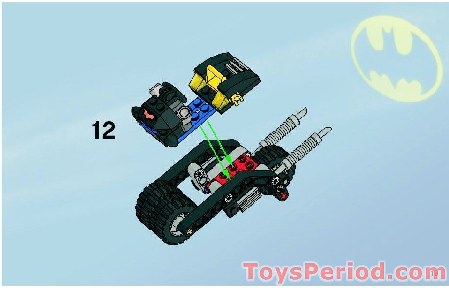 LEGO 7886 The Batcycle: Harley Quinn's Hammer Truck Instructions and ...